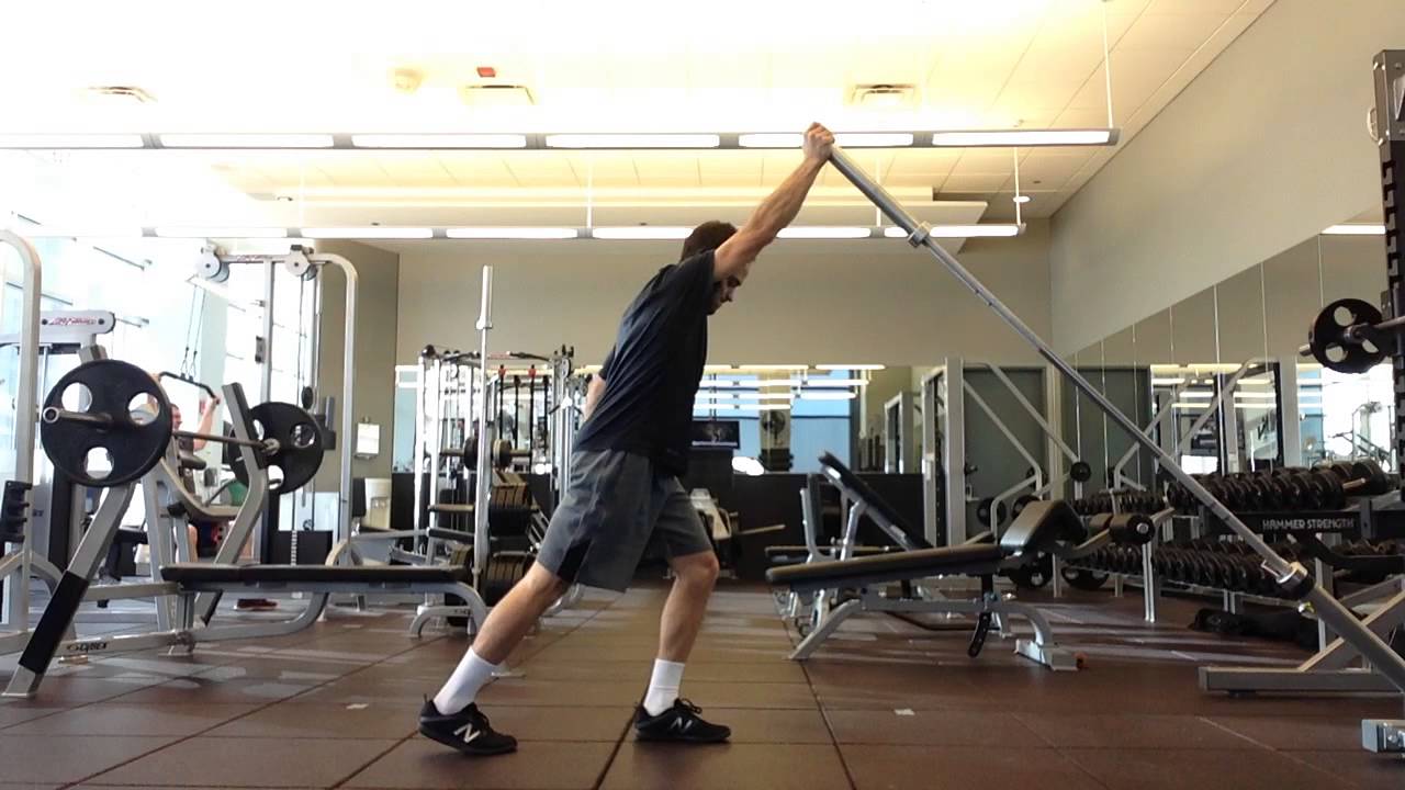 Landmine Split Press - YouTube