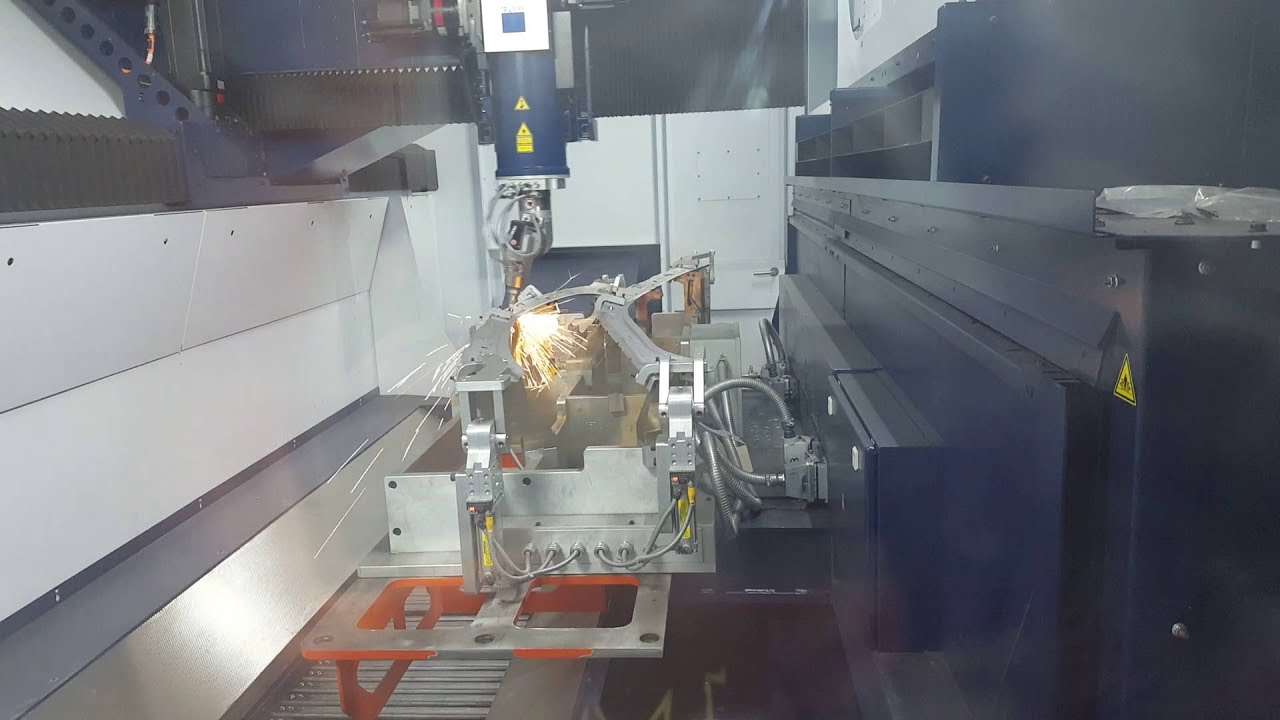Trumpf 8030 on duty - YouTube