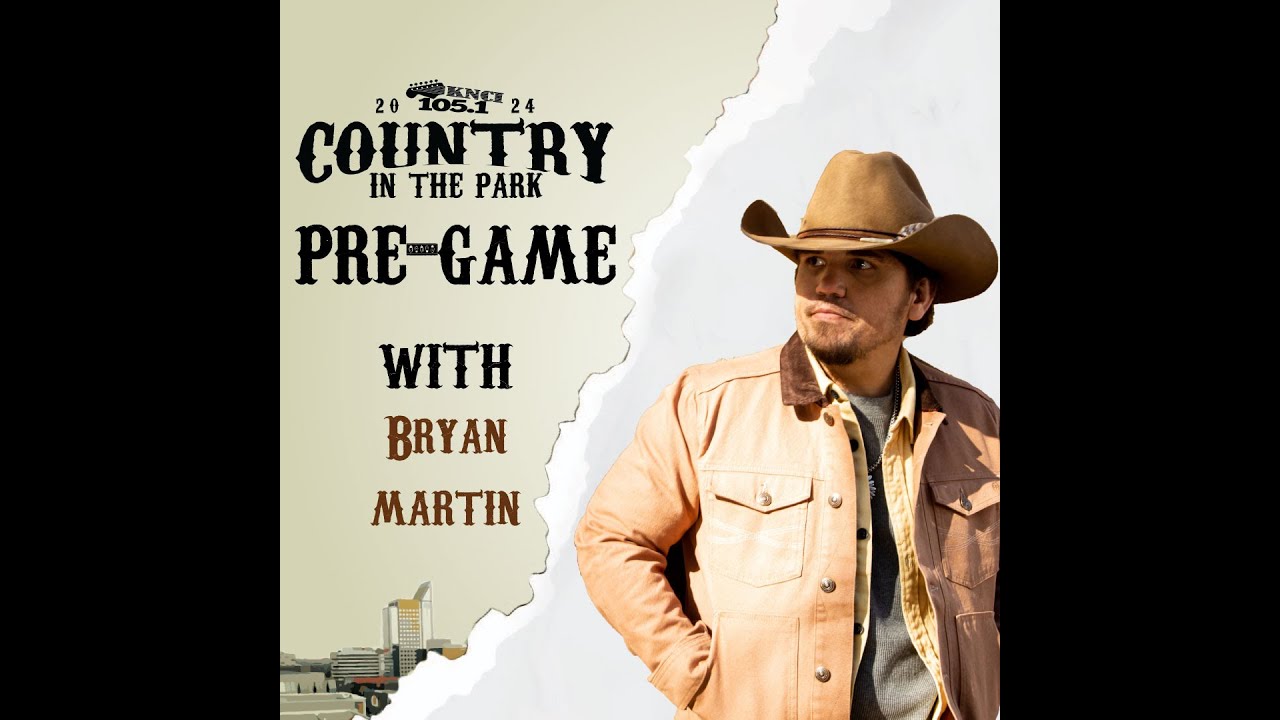 Country in the Park Pre-game with Bryan Martin - YouTube