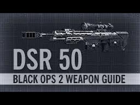 Black Ops 2: BEST CLASS SETUP - GOLD DSR 50 - Call of Duty BO2 - YouTube