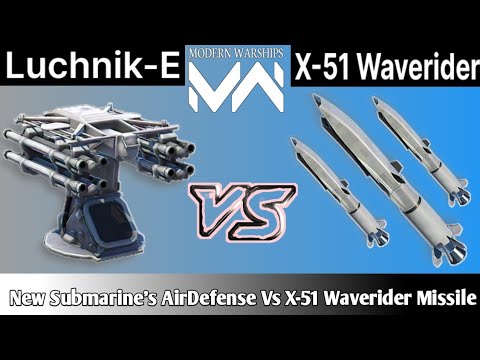 RF Belgorod Submarine's AirDefense Luchnik-E Vs X-51 Waverider Missile ...
