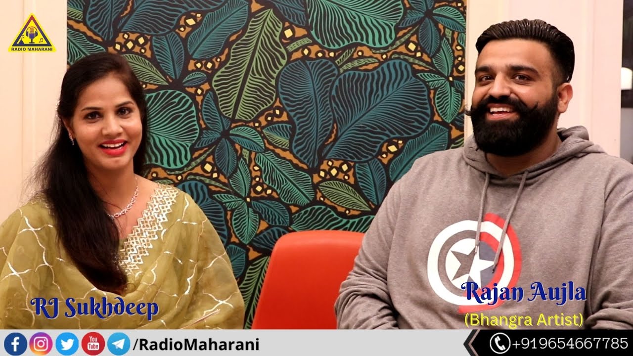 Rajan Aujla (Bhangra Artist) || Interview with RJ Sukhdeep - YouTube