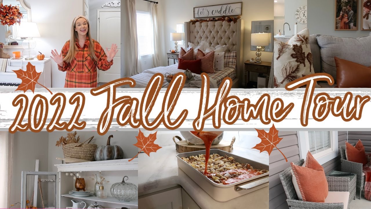 2022 FALL HOME TOUR | COZY FALL RECIPE | RUSTIC GLAM FALL DECOR ...