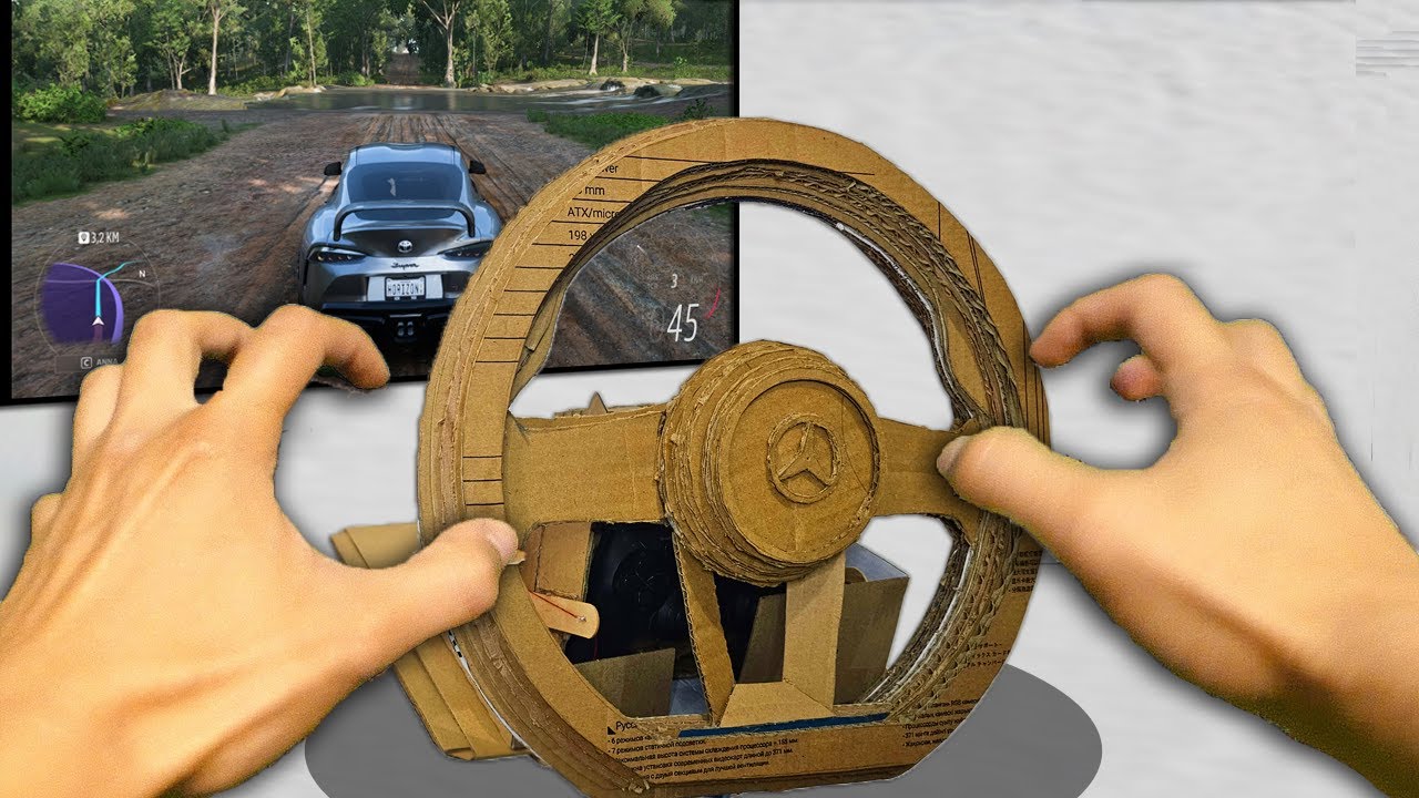 HICE MI PROPIO VOLANTE PARA SIMULADORES y... ¿Funciona? - YouTube