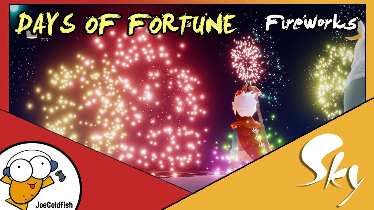 Fireworks Show: Days of Fortune | Sky Children of the Light - YouTube