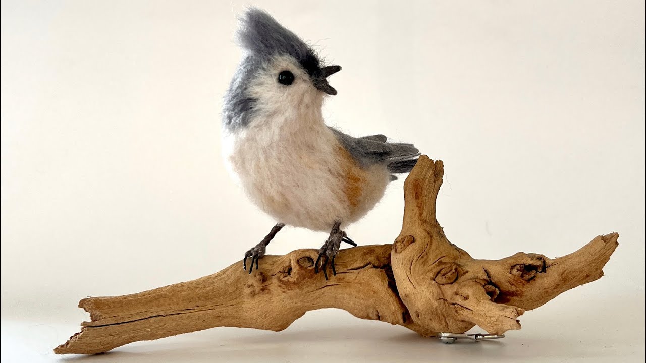 Needle Felted Bird Tutorial part 2 (core body) - YouTube