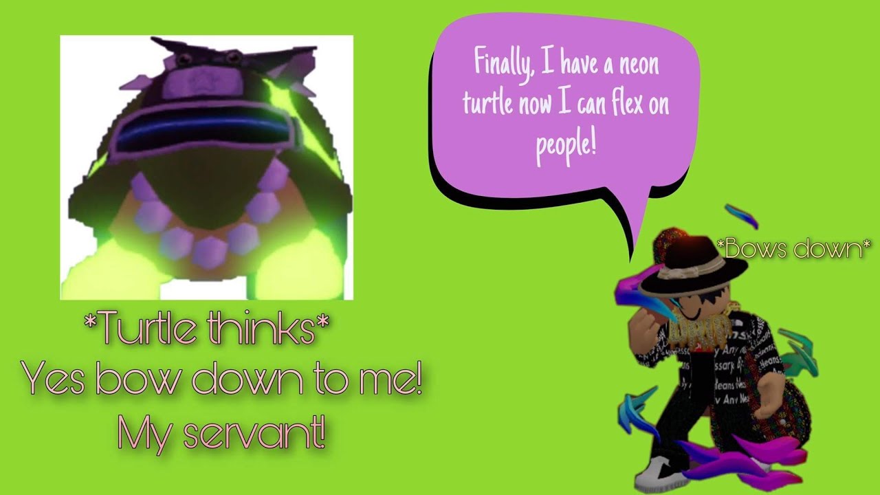 Making a NEON TORTOISE (Turtle) in Adopt Me! - YouTube