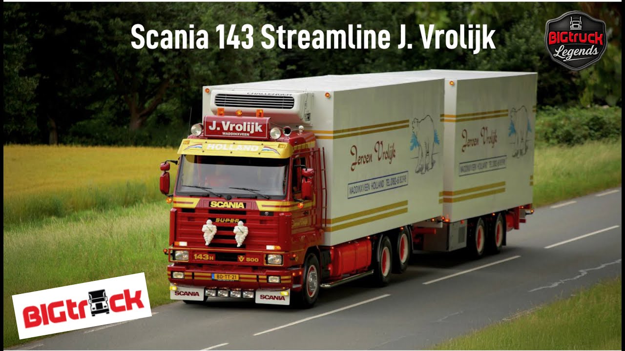 BIGtruck Scania 143 j. Vrolijk by the Geers Brothers - YouTube
