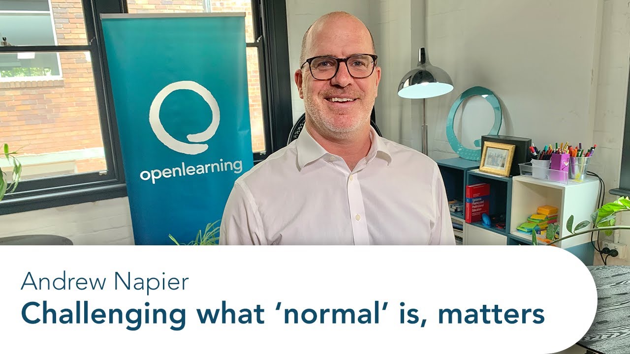 Andrew Napier: Challenging what 'normal' is, matters - YouTube