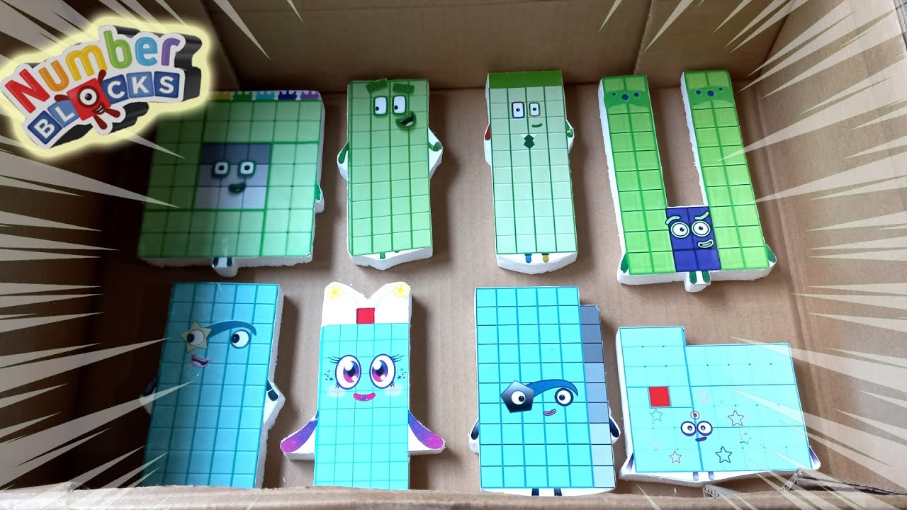 BIG BOX Full of MYSTERY Numberblocks NEW 11 20 v ASMR Relax Sounds ...
