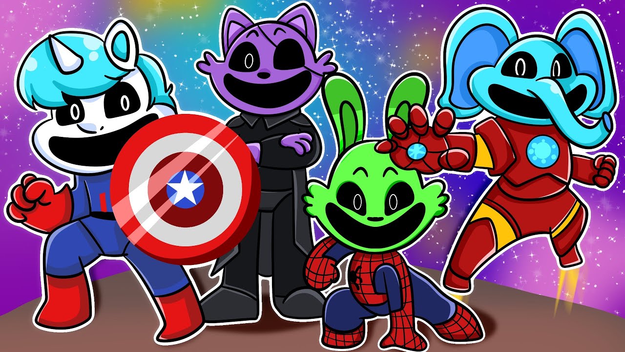 🌈Smiling Critters BUT MARVEL ... 🌈 (Official Trailer - Cartoon ...
