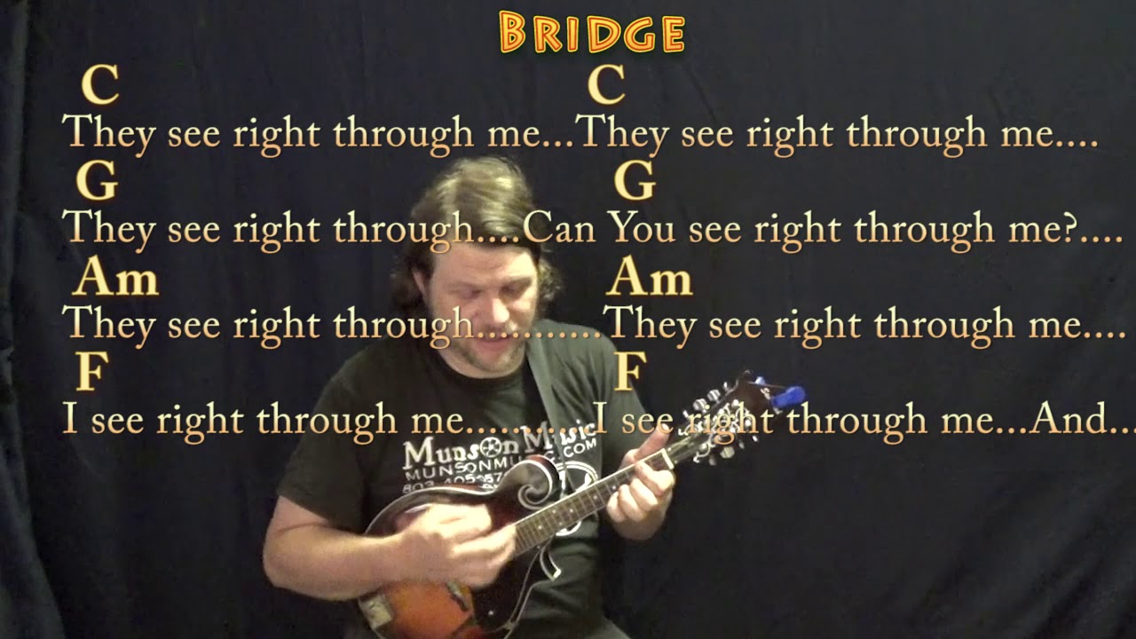 The Archer (Taylor Swift) Mandolin Cover Lesson in C with Chords/Lyrics ...