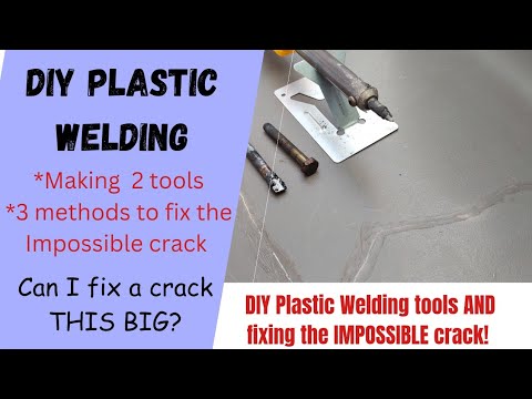 DIY Plastic Welding Fix a chair, making tools and welding - YouTube