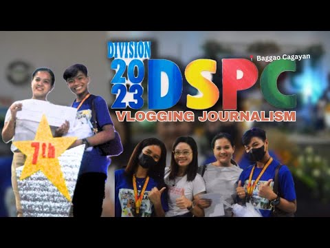 Vlogging journalism Top 7 DSPC Division level | Campus journalism 2023 ...
