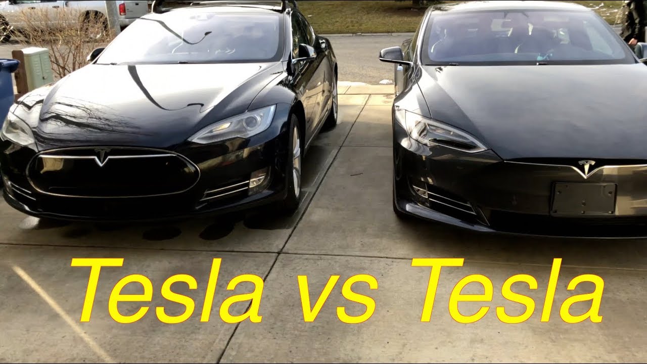 Tesla vs Tesla: consumption test 85D vs 100D - YouTube