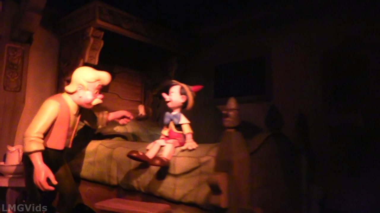 Pinocchio's Daring Journey Disneyland 2014 (Complete Ride Through ...