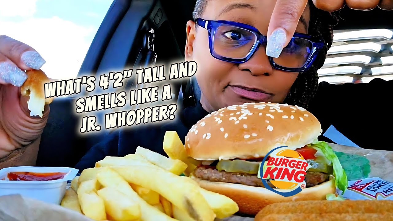 Burger King | Jr Whopper | Smelled Bad | Mukbang - YouTube