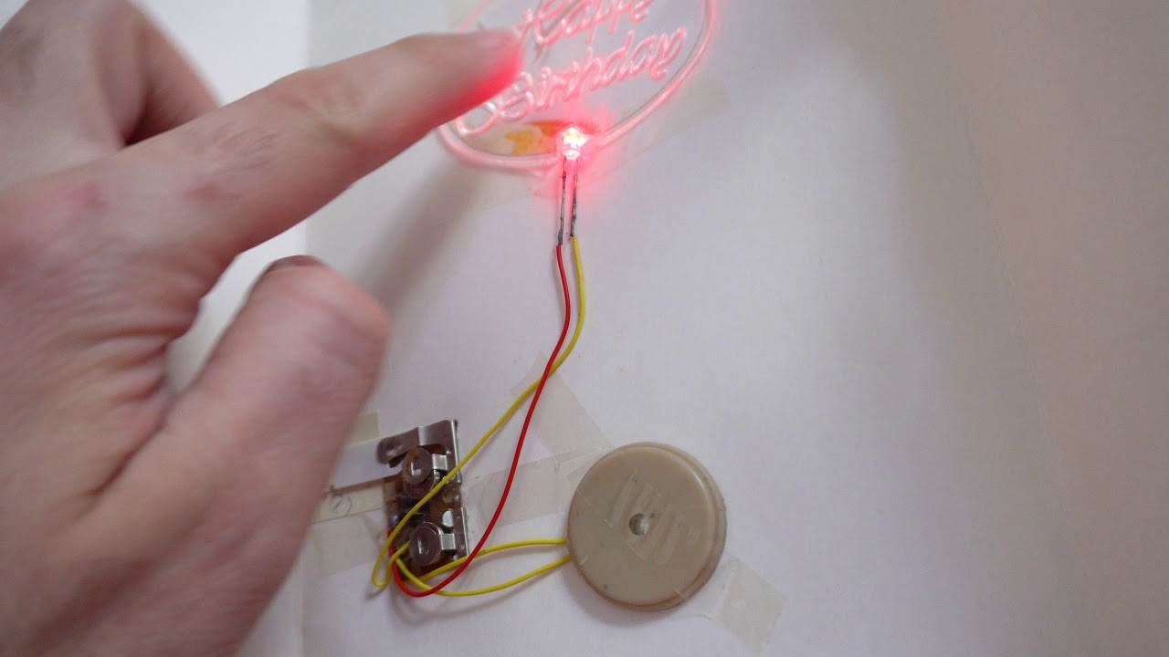 Musical Greeting Card with LED light (Happy Birthday) - YouTube