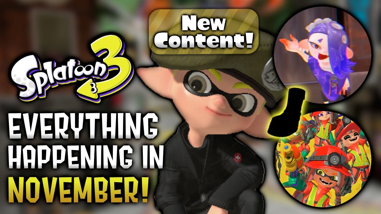 All Updates & New Content Coming in November! - Splatoon 3 - YouTube