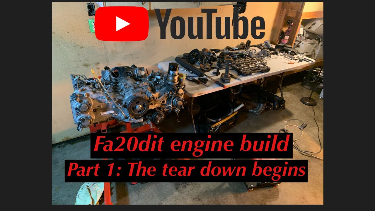Fa20dit build part 1: starting the tear down - YouTube
