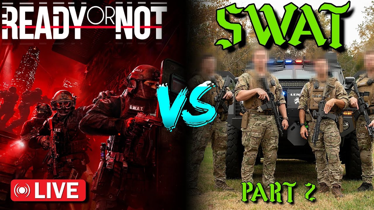 Real SWAT Officer Plays Ready or Not (Part 2) (SWAT Simulator) (LIVE ...