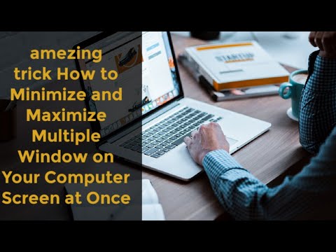 A great way to minimize and maximize multiple windows at the same time ...