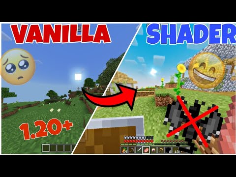 How to use the old shader In Minecraft Patch 😇 || Minecraft patch 1.20. ...