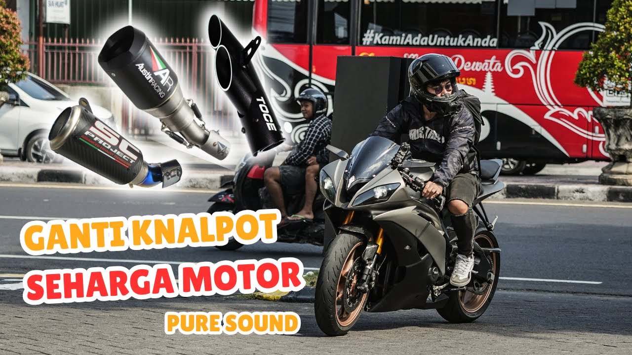 GANTI KNALPOT YAMAHA R6 ‼️ LANGSUNG PAKE SUNMORI SUPER BACOT AUTO JADI ...