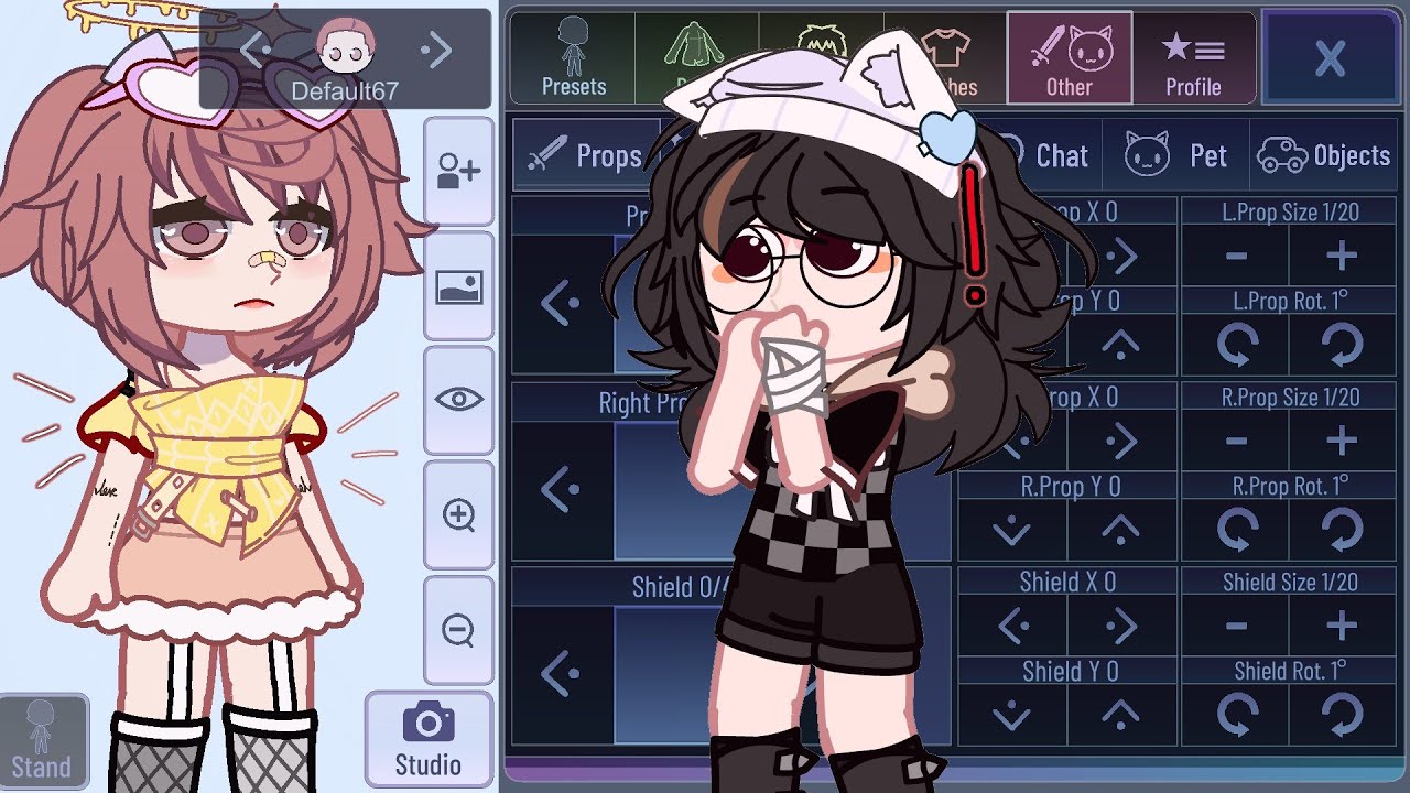 custom clothes in gacha club #2😱 - YouTube