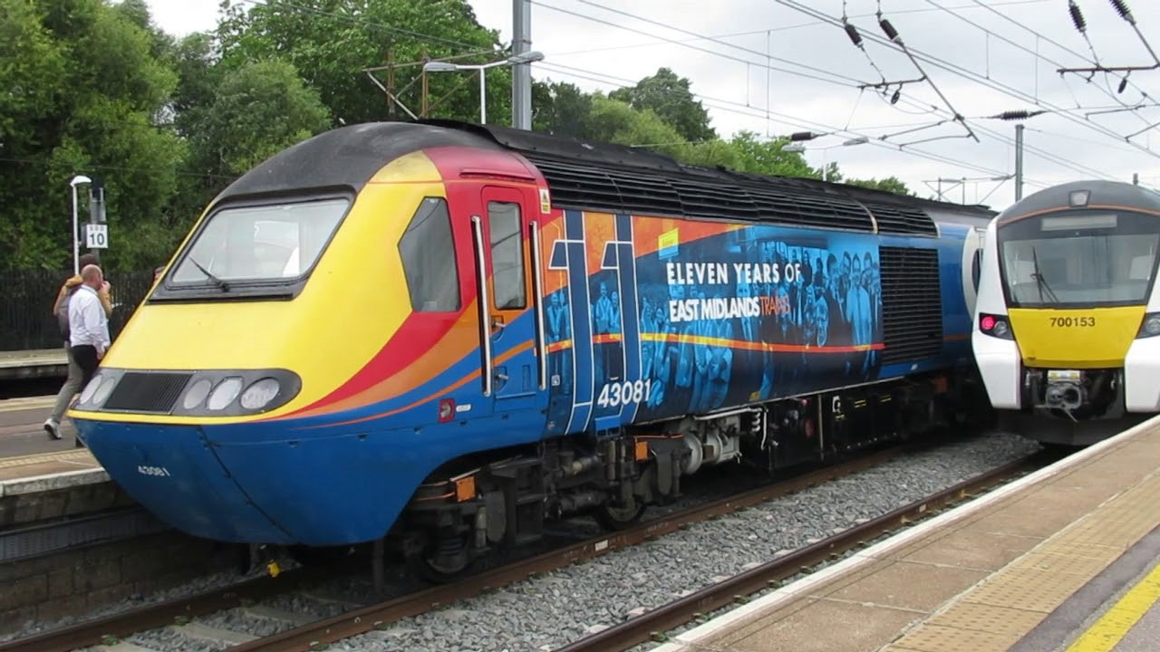 Class 43081 & 43050 1Z25 East Midlands Trains HST Staff Charter at ...