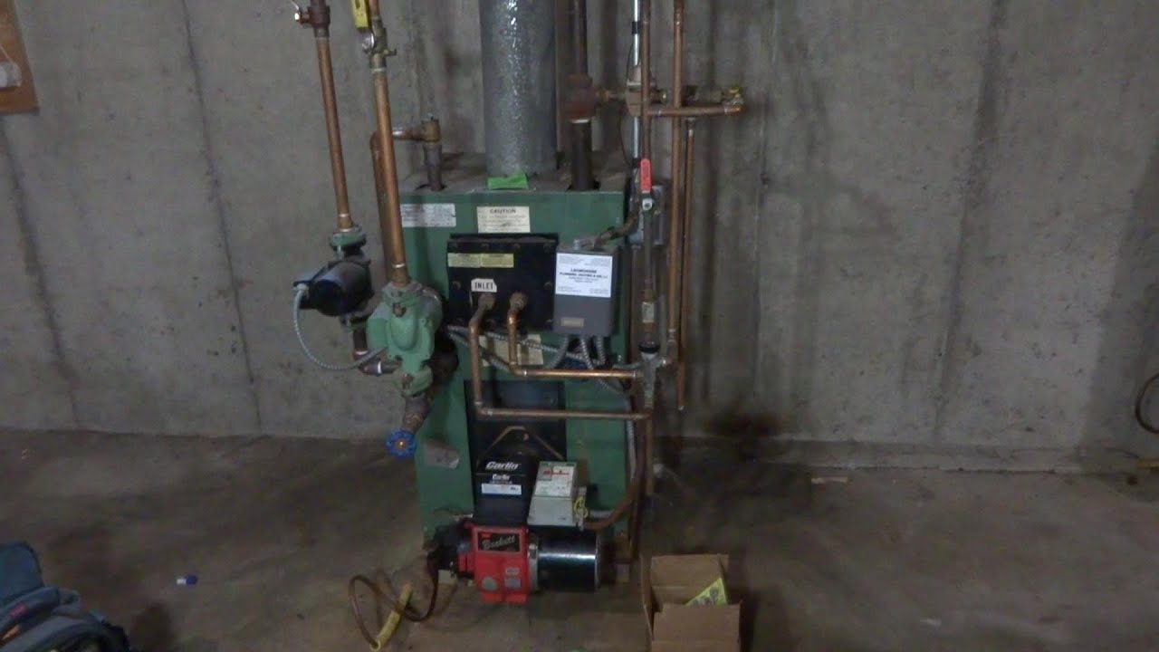OIL BOILER Tjernlund Power Venter NO HEAT OR HOT WATER - YouTube