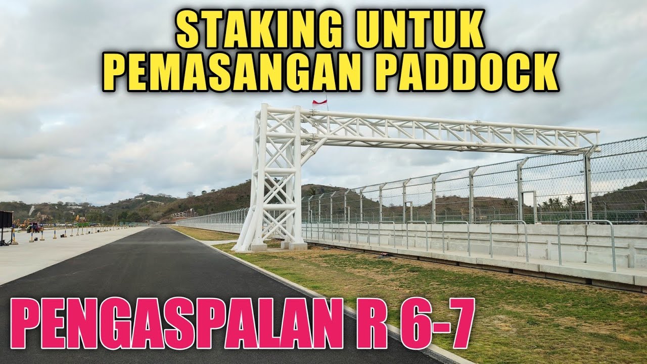 STAKING UNTUK PEMASANGAN PADDOCK & PENGASPALAN RUAS JALAN PADDOCK ...