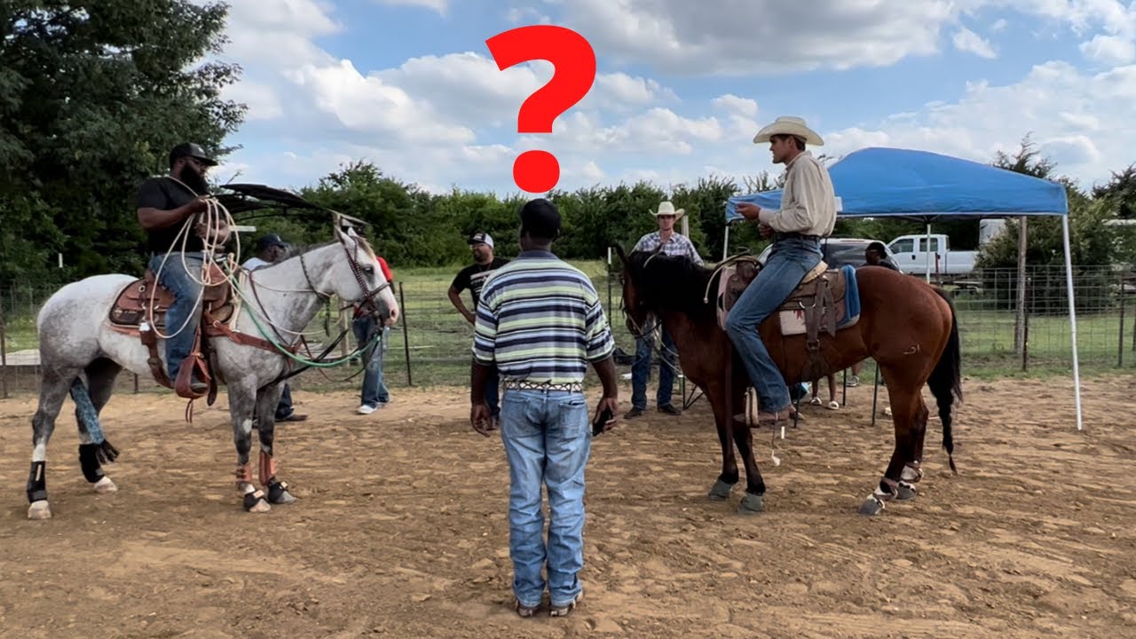 Last Minute 3 Head Match Roping - YouTube