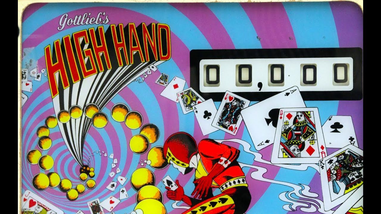 1973 Gottlieb HIGH HAND Pinball Machine POV Gameplay - YouTube