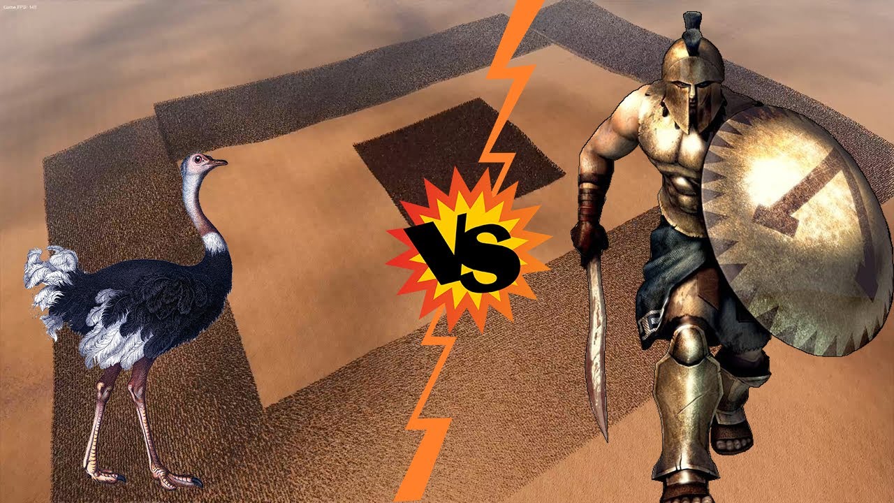 100 000 Ostrich vs 10 000 Spartans | UEBS 2 | Ultimate Epic Battle ...