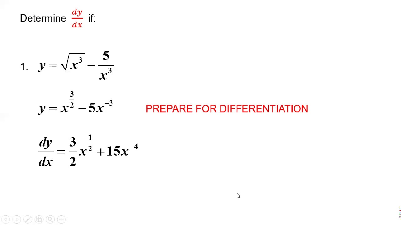 Differentiation using rules- exam type questions - YouTube