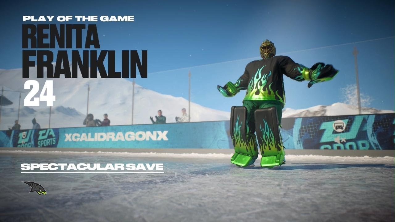 When your goalie is next level! #nhl #chel #clutch - YouTube