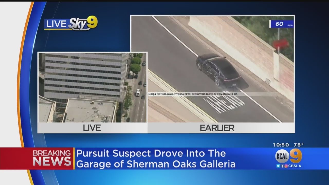 LAPD High-Speed Pursuit With Possible Armed Robbery Suspect - YouTube