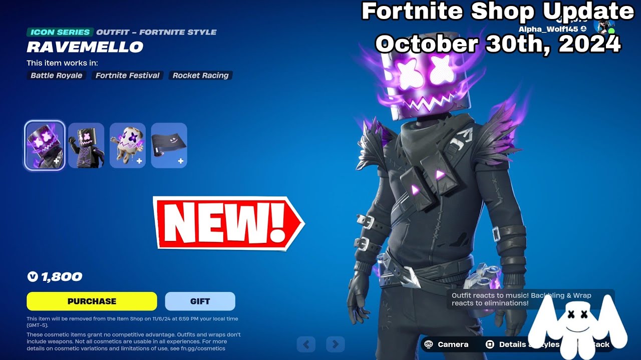 Fortnite: Item Shop Review [October 30th, 2024] (Fortnite Chapter 5 ...