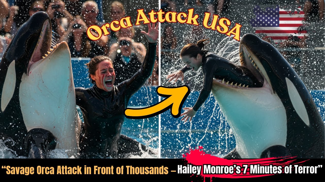 Savage Orca Attack in Front of Thousands — Hailey Monroe’s 7 Minutes of ...