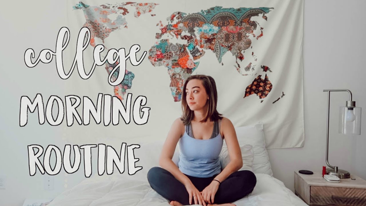 productive college student morning routine - YouTube