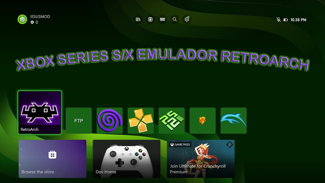 📺XBOX SERIES S/X EMULADOR RETROARCH MODO DESARROLLADOR.📺 - YouTube