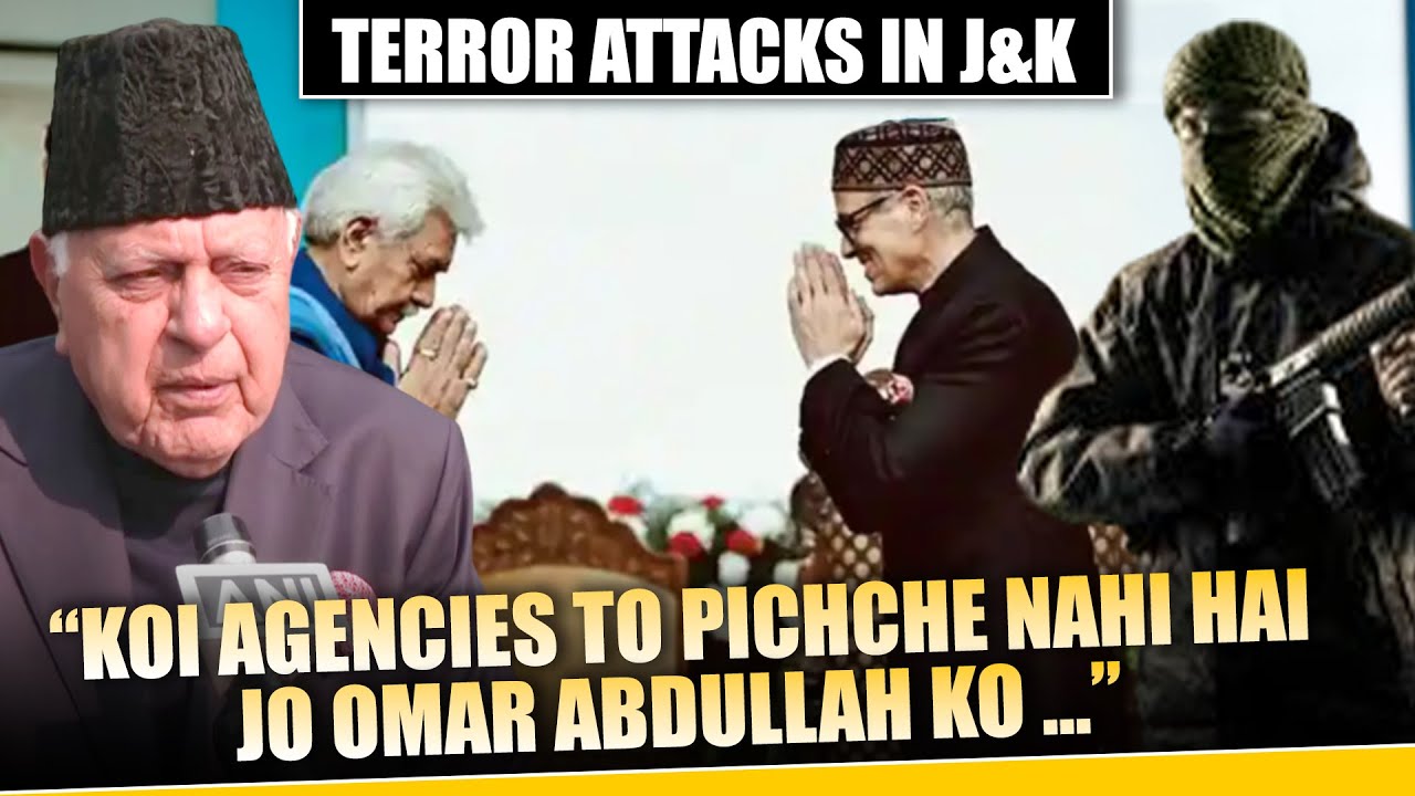 “Koi agencies to pichche nahi hai jo Omar Abdullah ko…”Farooq Abdullah ...