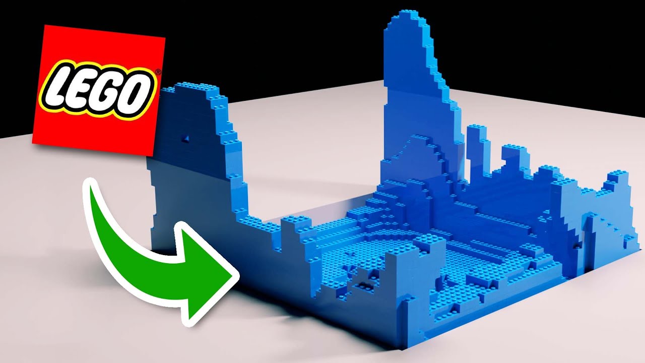The Coolest LEGO water Animation - YouTube