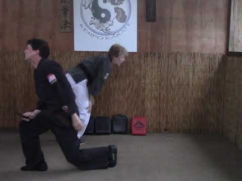 Tracy Kenpo Karate Black Belt Falling Blades - YouTube