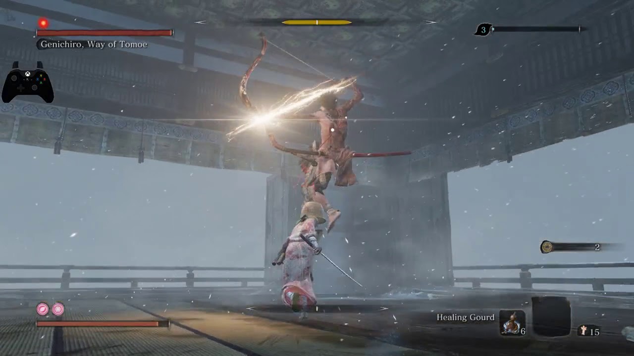 Sekiro - Genichiro, Way of Tomoe (3rd phase only) - deathblows only ...