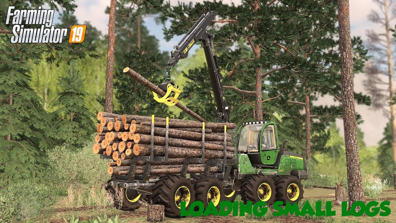 FS19 | Loading the first small logs 🌲 | Ungetsheim | Ep 8 - YouTube