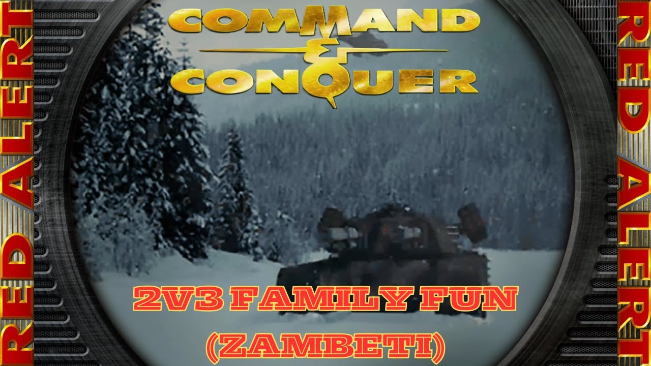 Command And Conquer Red Alert Skirmish 2v3 Hard (Zambezi) RTS Co-op ...