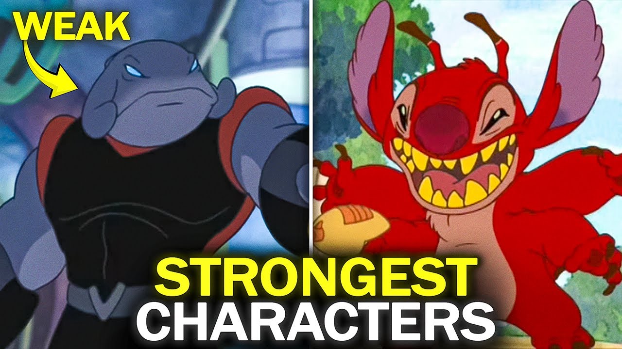 Strongest vs Weakest Lilo & Stitch Characters - YouTube
