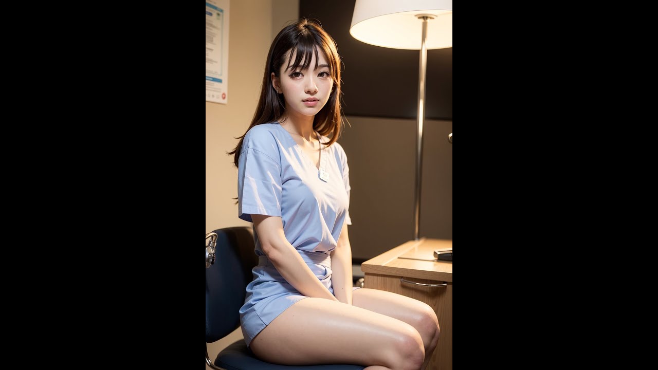 4K AI ART LOOKBOOK AMAZING The Cute Girl on Nurse uniform Style video - YouTube